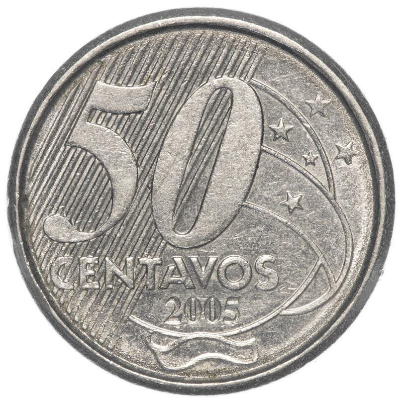 Una moneda real brasileña imagen de archivo. Imagen de banca - 37552415