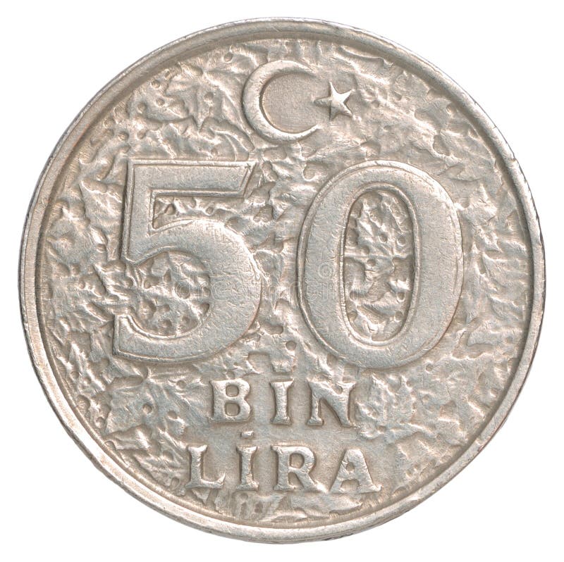 Moneda turca determinada imagen de archivo. Imagen de brillo - 66659151