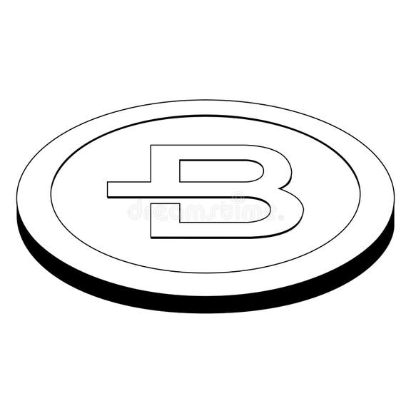 Moneda Virtual Del Dinero De Bytecoin Cryptocurrency Ilustración del Vector - Ilustración de ...