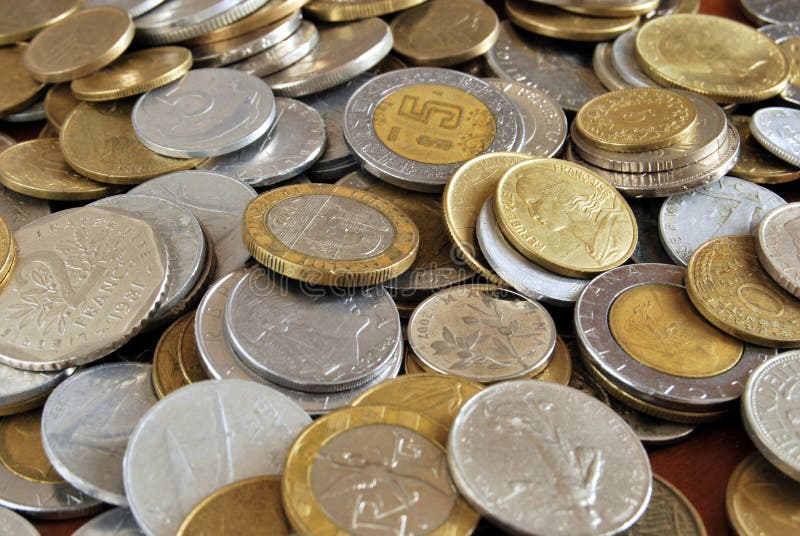 Monedas imagen de archivo. Imagen de comercio, finanzas - 22175609