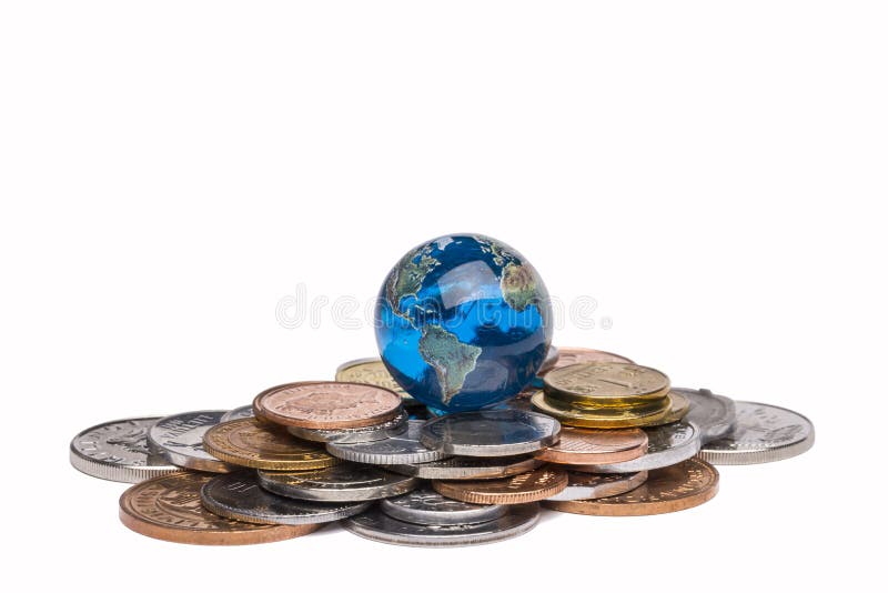 Monedas del Mundo foto de archivo. Imagen de capital - 52143652