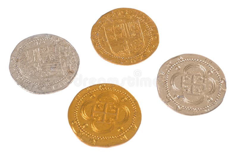 Monedas del pirata foto de archivo. Imagen de plata, efectos - 81063214