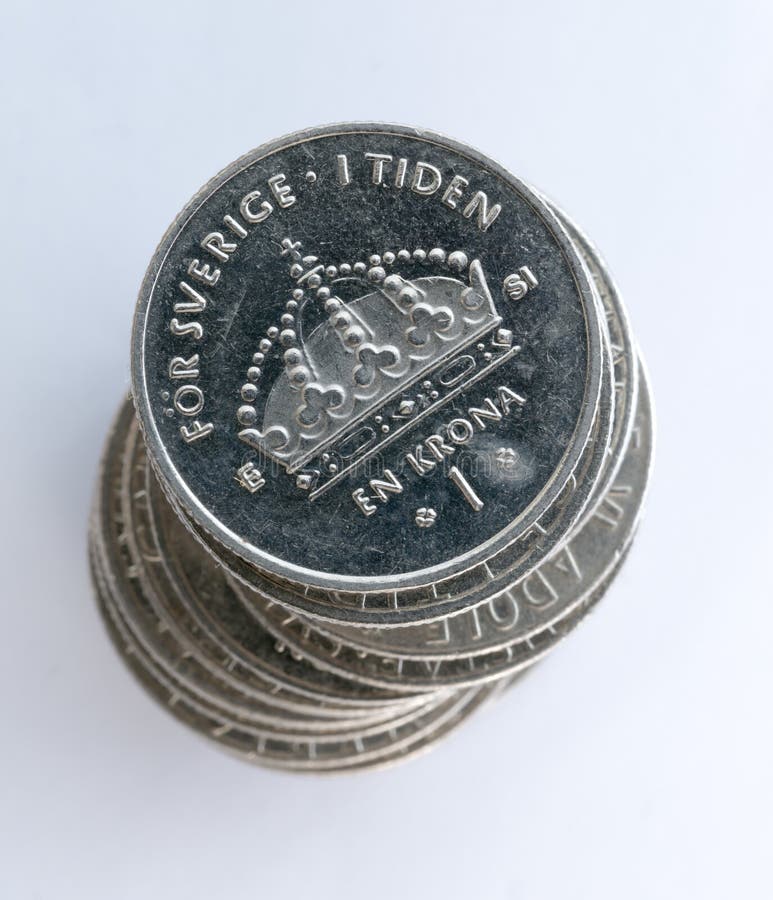 Corona Sueca De Las Monedas Foto de archivo - Imagen de monedas, sueca ...