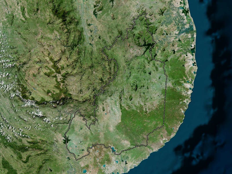 Moneragala, Sri Lanka. High-res Satellite. No Legend Stock Illustration ...