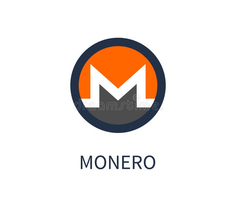 Monero Cryptocurrency Icon Vector Illustration Editorial Photo ...