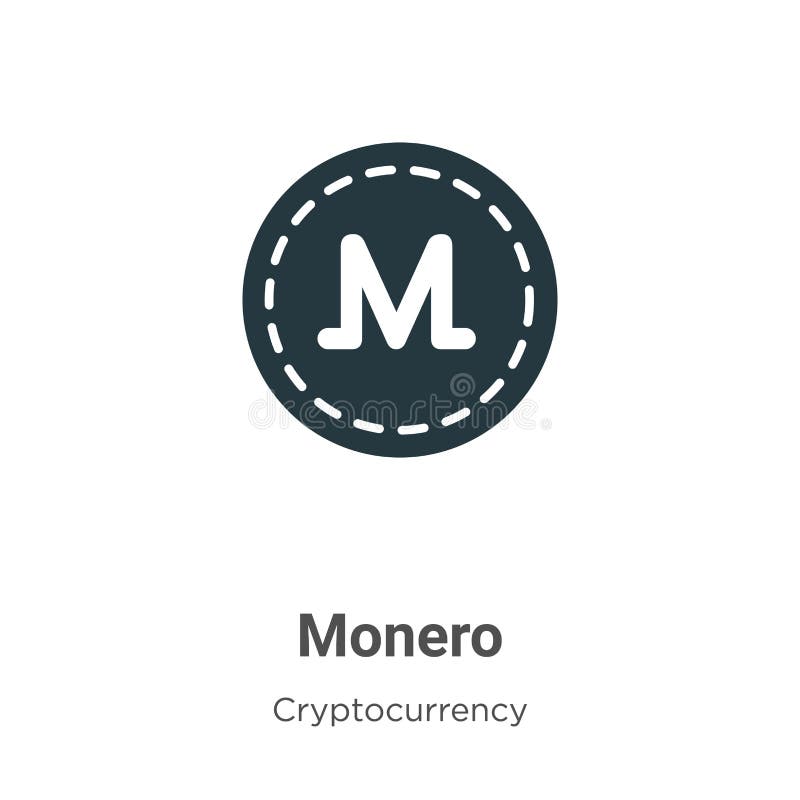 Monero Icon. Simple Illustration Of Monero Vector Icon For Web. Crypto ...
