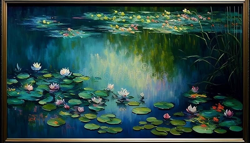 Monet S Earthly Symphony - a Vibrant and Lively Impressionistic Visual ...