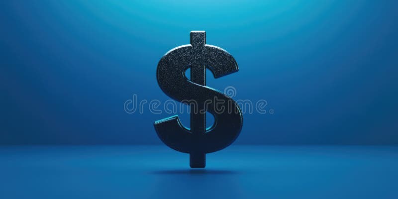 Monetary Concept: Dollar Sign with Starry Night Background Stock Image ...
