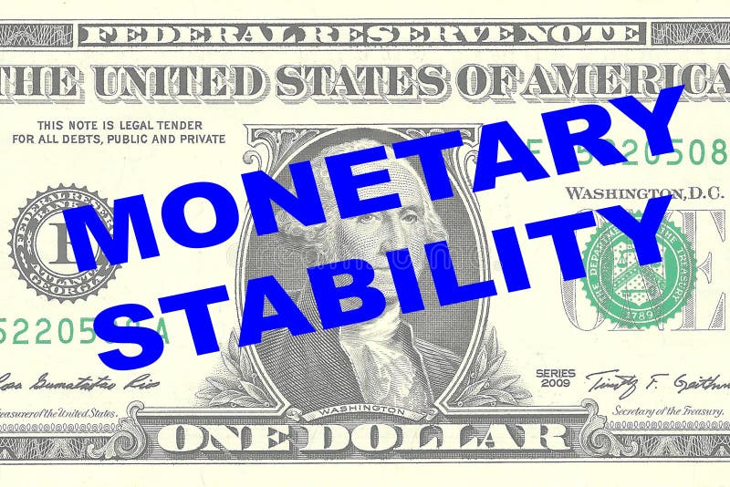 Monetary Stability Concept stock vector. Illustration of business ...