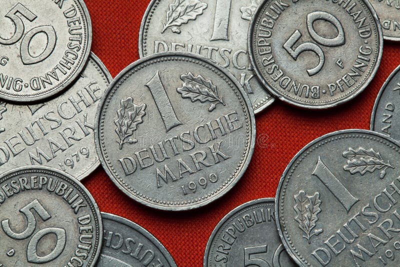 Monete Della Germania Politico Tedesco Franz Josef Strauss Fotografia ...