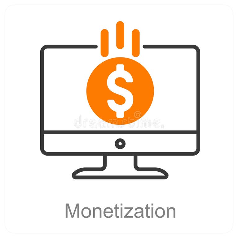 Monetization stock vector. Illustration of income, monetization - 339910334