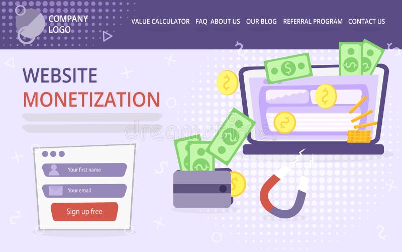 Website Monetization Stock Illustrations – 603 Website Monetization Stock Illustrations, Vectors ...