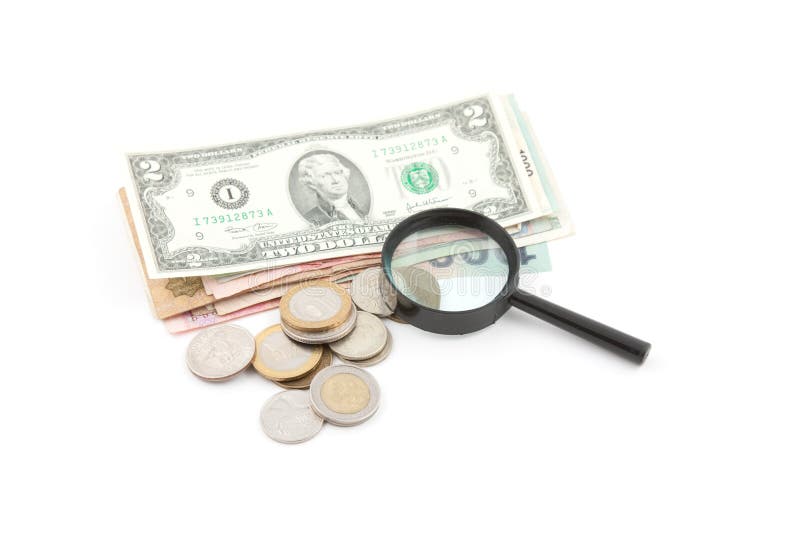 Money stock photo. Image of banking, bank, dollar, magnifying - 11551952