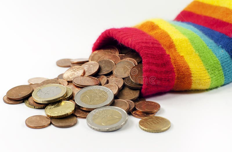 Coins Sock Stock Photos - Free & Royalty-Free Stock Photos from Dreamstime