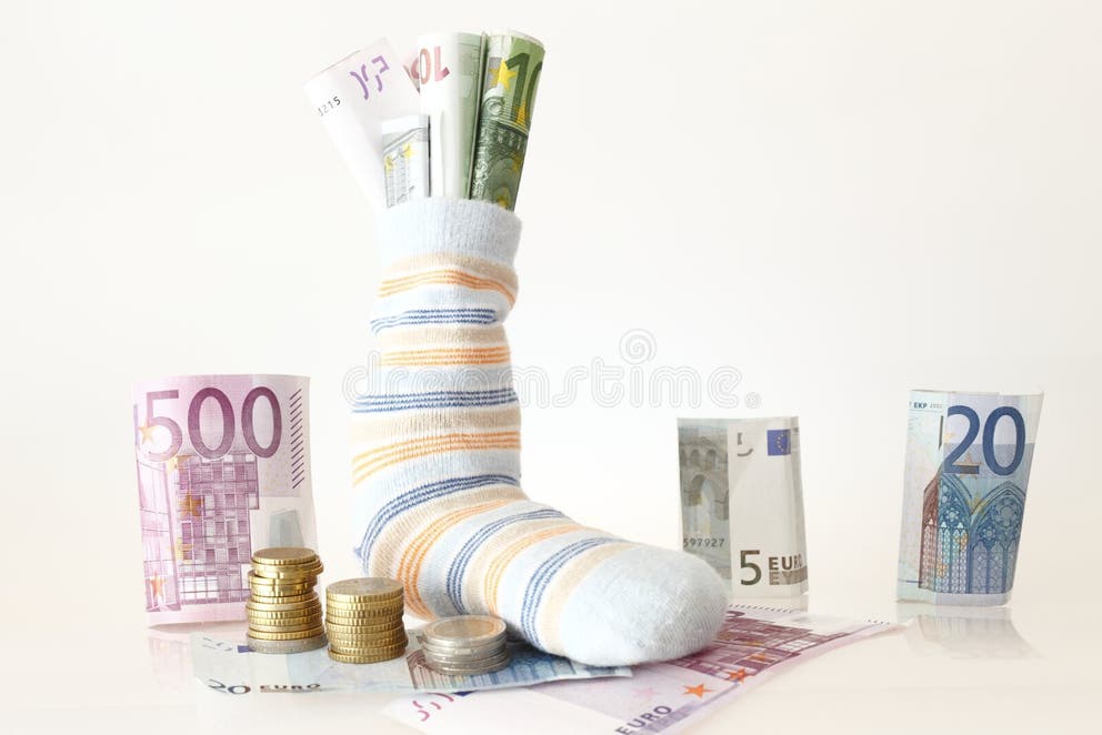Money stock image. Image of currency, save, sock, sign - 20345063