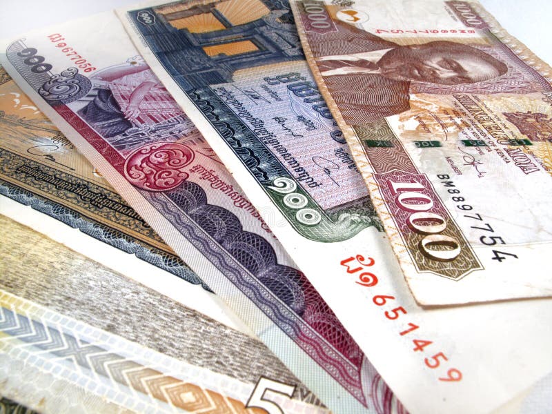 Money from Kenya Along with a Euro Note Stock Photo - Image of global ...