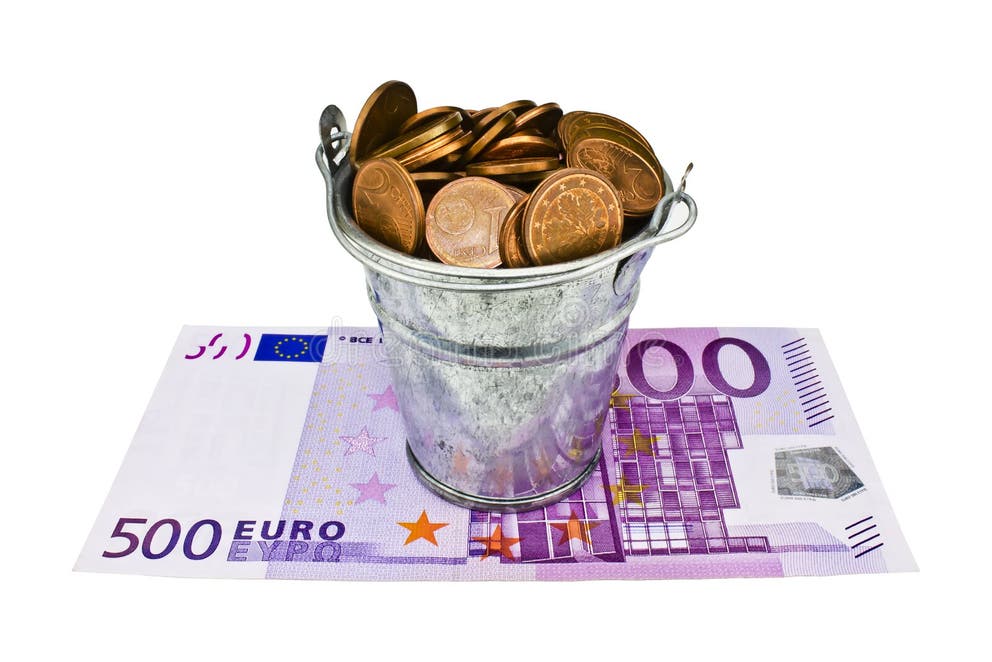 Money stock image. Image of money, center, euro, bucket - 22631185