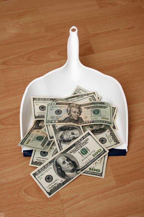 Flushing money stock image. Image of cash, money, spend - 12898773