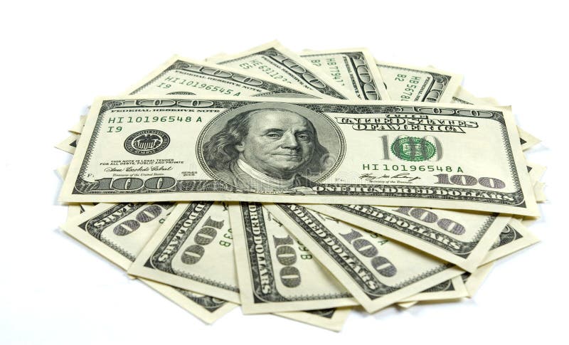 Money stock photo. Image of market, pile, american, isolated - 12015654