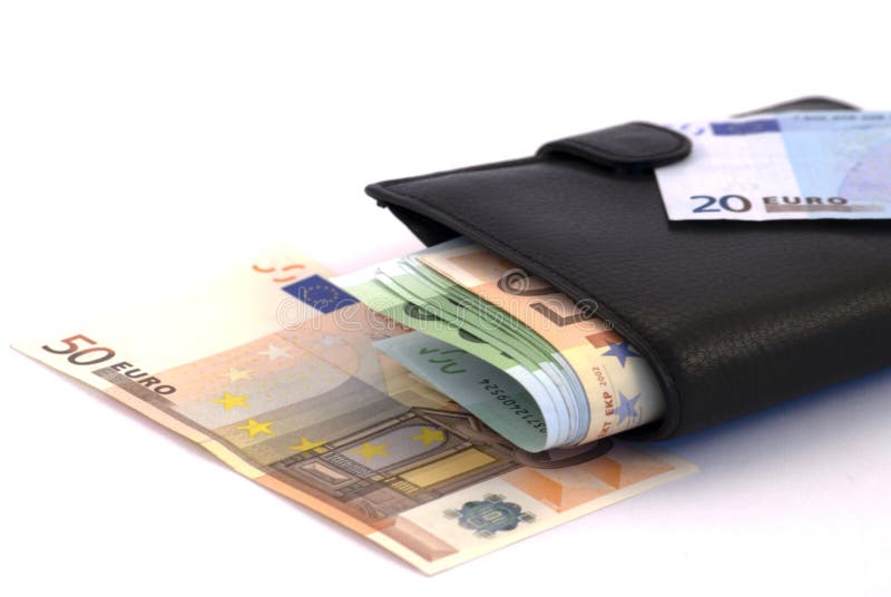 Swiss cash and wallet stock image. Image of rate, crunch - 23431927
