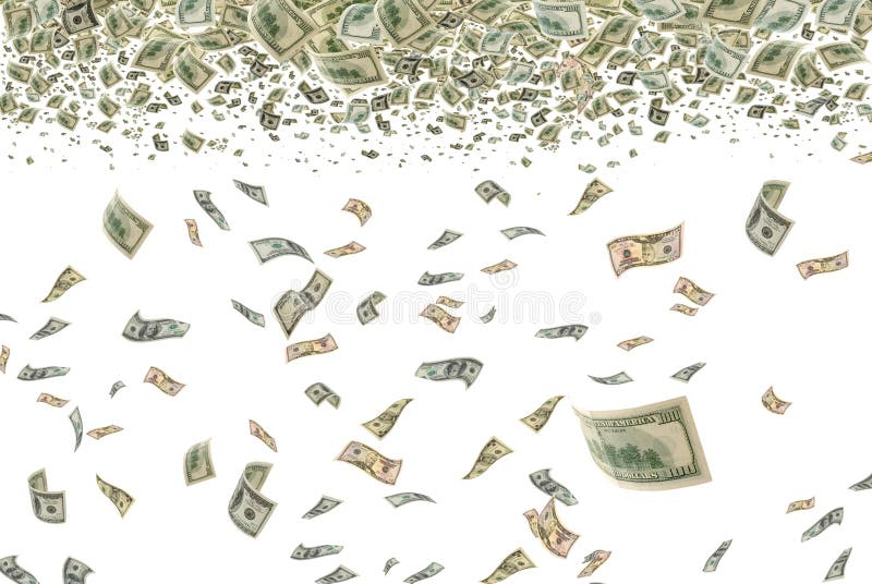 Money in the air. stock image. Image of bills, dollars - 39425389