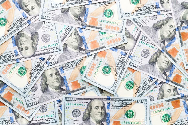 Money American dollar stock photo. Image of horizontal - 52573950