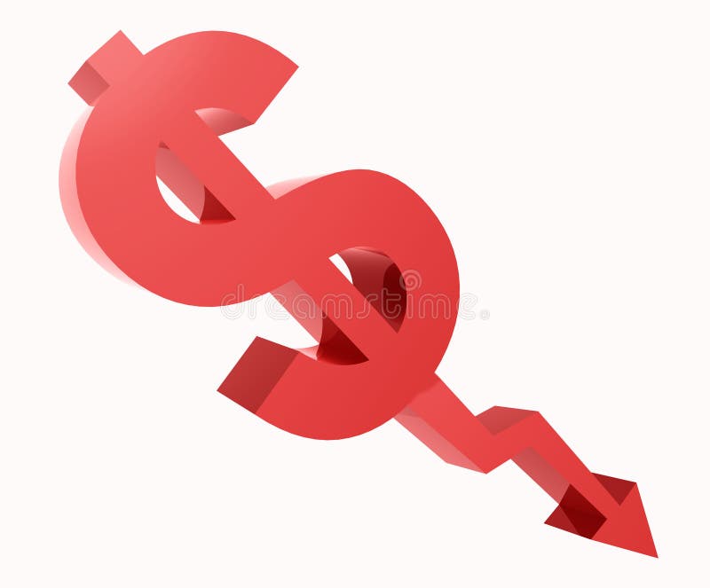 Money arrow icon target stock illustration. Illustration of dollar ...