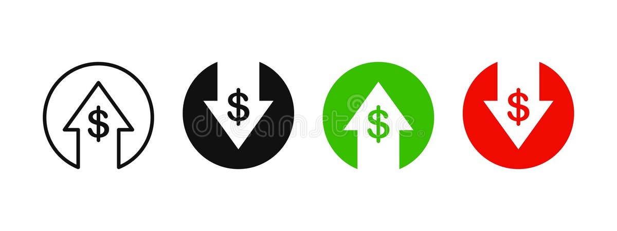 Down Arrow Cash Stock Illustrations – 5,182 Down Arrow Cash Stock ...