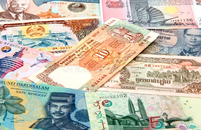 Money of Asia stock photo. Image of travel, brunei, money - 10561914