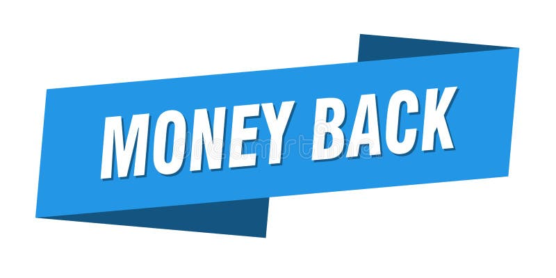 Money Back Banner Template. Money Back Ribbon Label Stock Vector ...