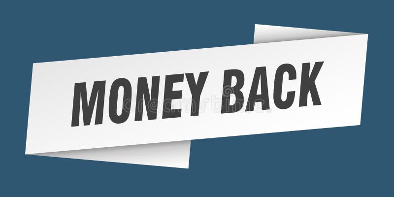 Money Back Banner Template. Money Back Ribbon Label Stock Vector ...