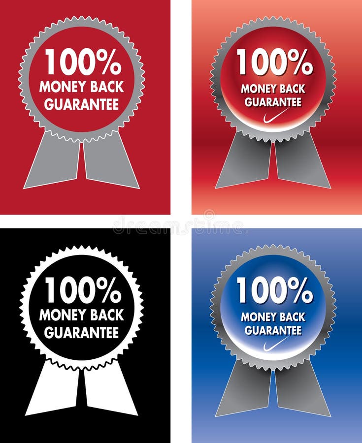 Satisfaction Guaranteed Seals EPS Stock Vector - Illustration of seals ...