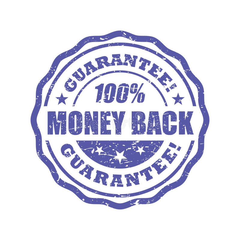 Money Back Guarantee Label. Vector Illustration Decorative Design Stock ...