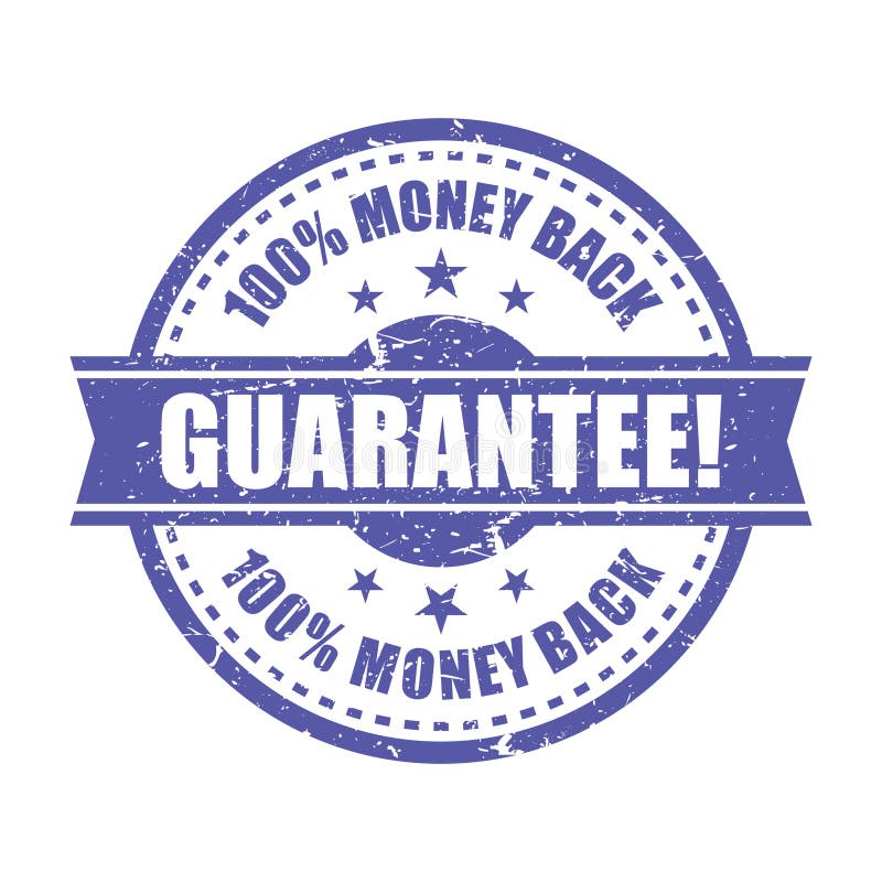 Money Back Guarantee Label. Vector Illustration Decorative Design Stock ...