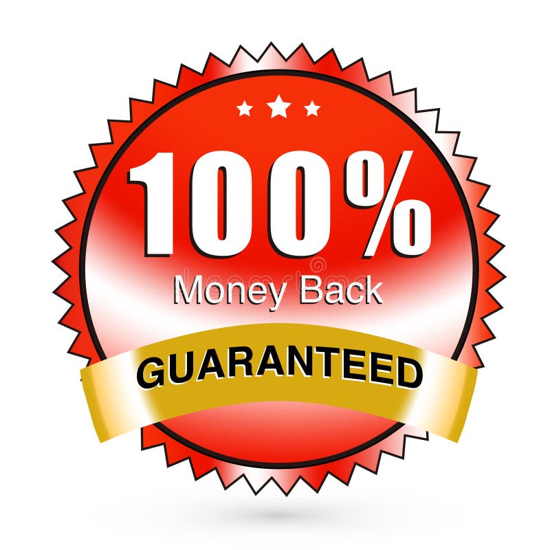 Money back stock vector. Illustration of icon, emblem - 35609242