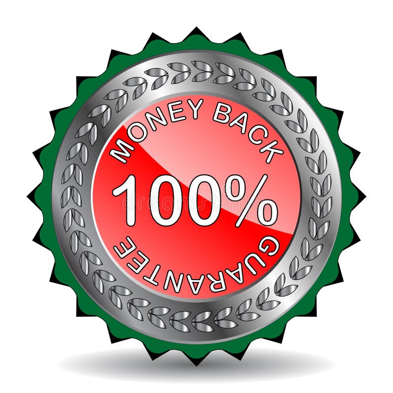 Money back stock vector. Illustration of guarantee, circle - 8001049