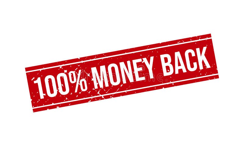 100 Money Back Rubber Stamp. 100 Money Back Grunge Stamp Seal Vector ...