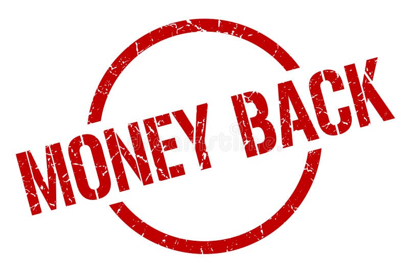 Money back stamp stock vector. Illustration of back - 136944424