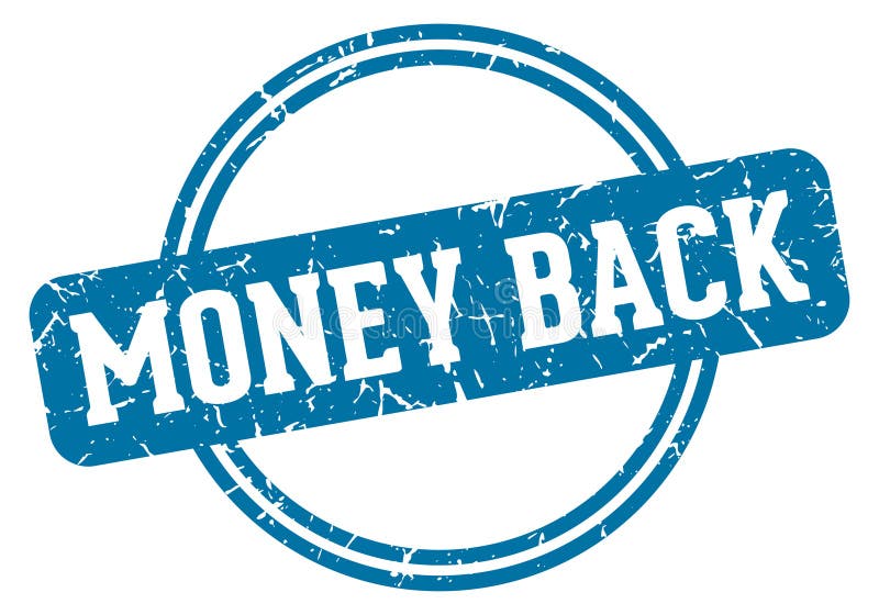 Money back stamp stock vector. Illustration of rubber - 347741289