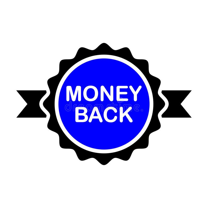 Money Back Tag Icon stock vector. Illustration of meticulously - 295793266