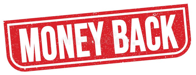 MONEY BACK Text Written on Red Stamp Sign Stock Image - Image of text ...