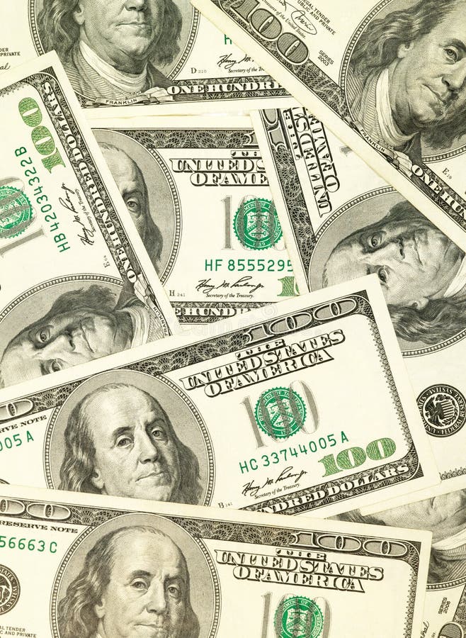 Bundles of Different Denomination Dollar Bills Stock Photo - Image of ...