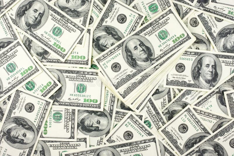 Cash layout overhead stock photo. Image of dollars, economics - 2563030