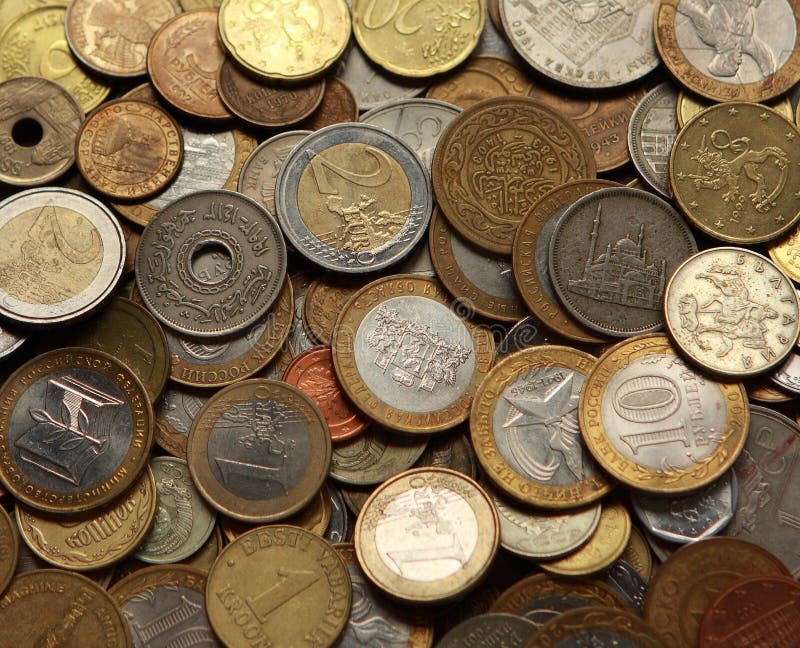 Old metal money stock photo. Image of coinage, coin, cents - 53056164