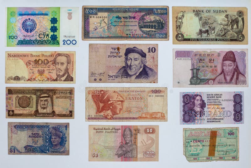 Banknotes Around World Stock Images - Download 119 Royalty Free Photos