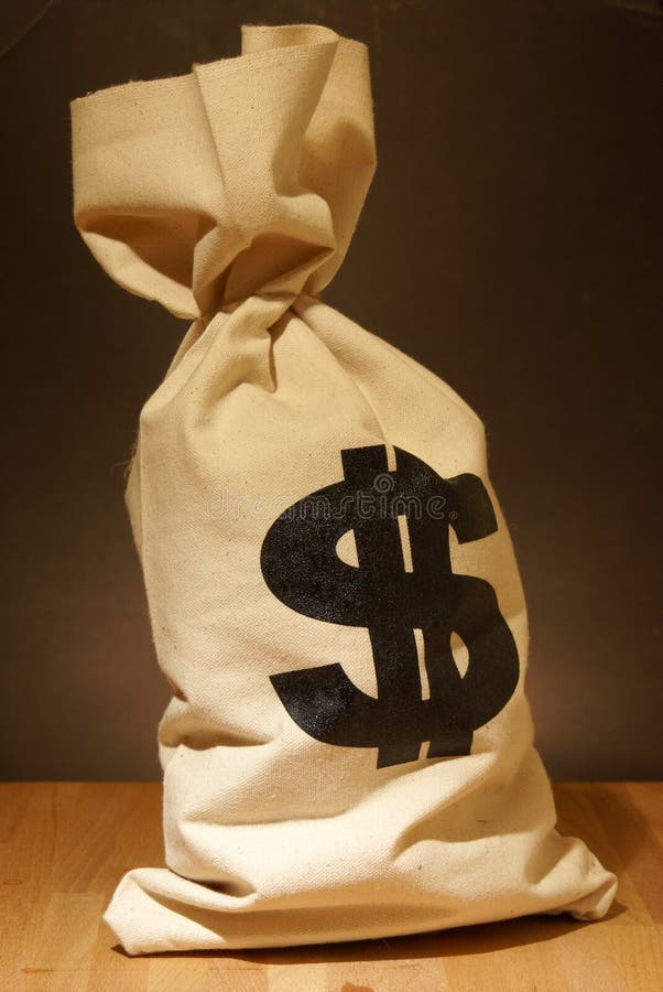 Money Bag stock image. Image of canvas, millionaire, payday - 24642445