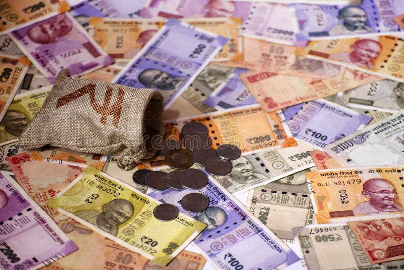 Indian Rupee Note Bag Stock Photos - Free & Royalty-Free Stock Photos ...