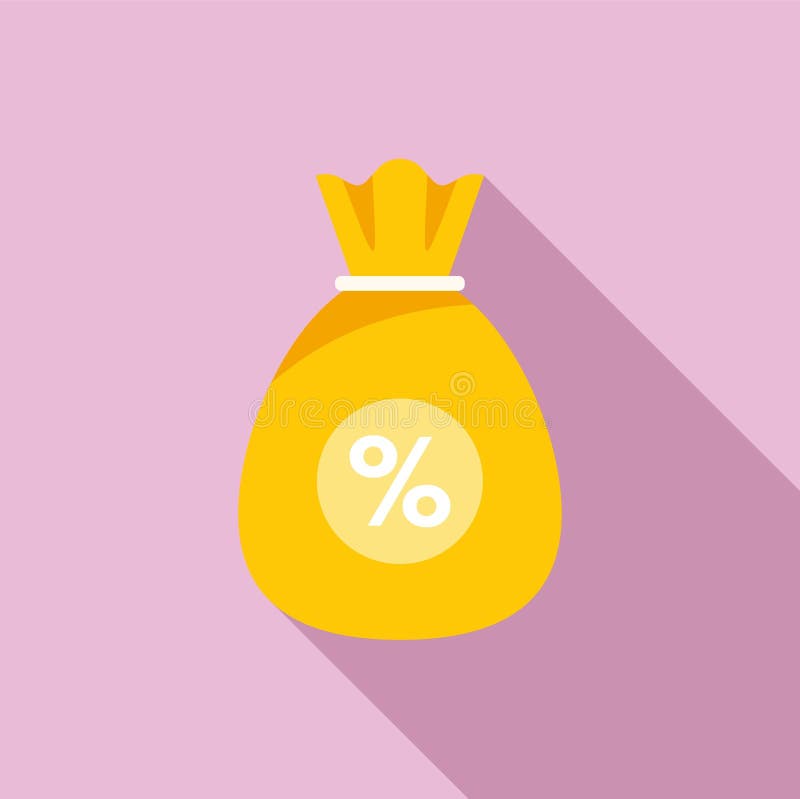 Money Bag Liability Icon Flat Vector. Policy Risk Stock Vector ...