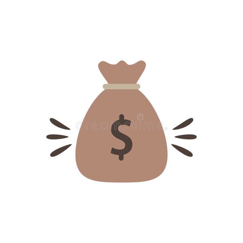Money bag Logo icon stock vector. Illustration of payment - 380891862