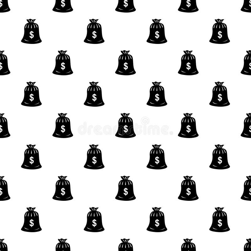 Money Bag Pattern Vector Seamless Stock Vector - Illustration of ideas ...